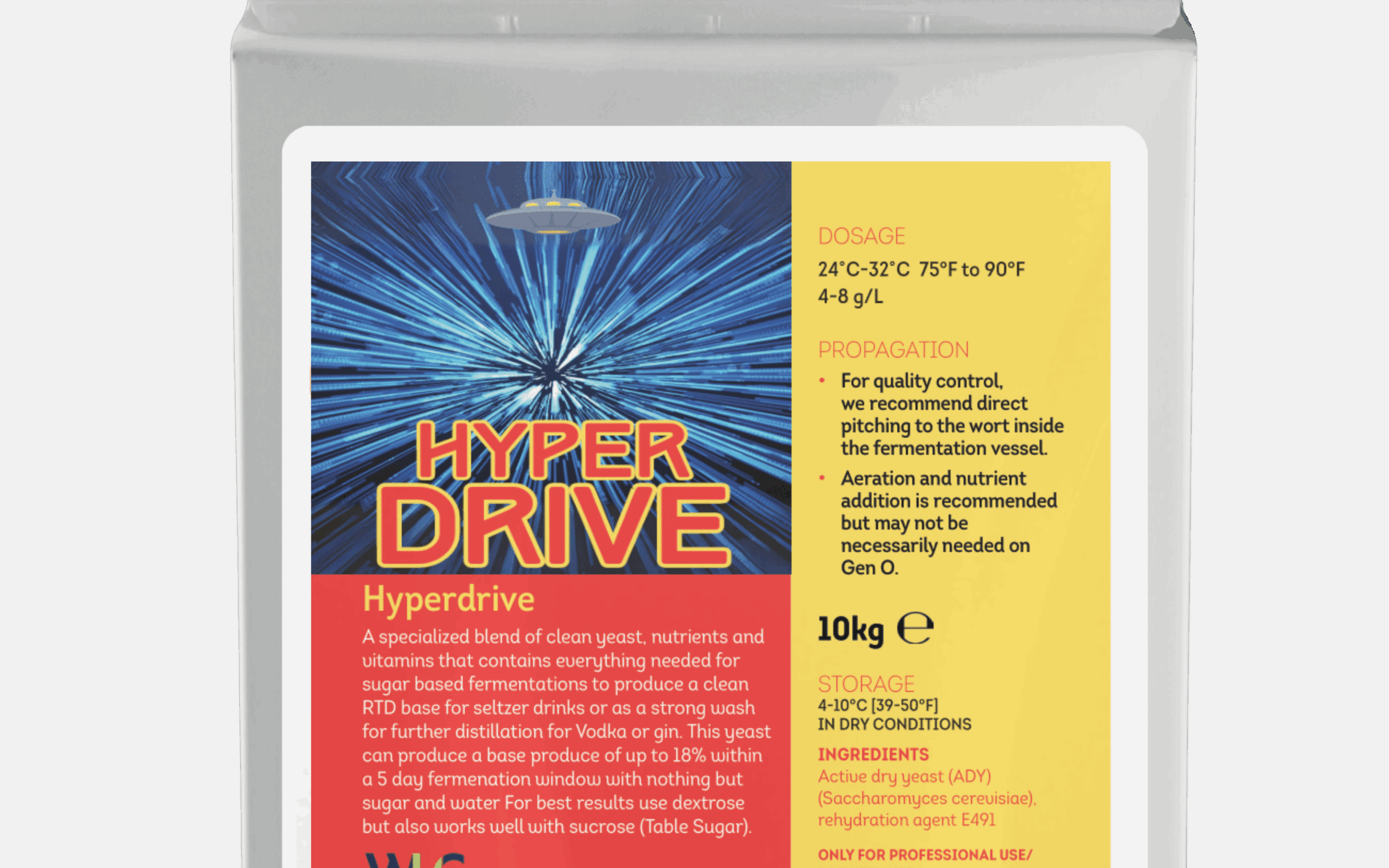 Hyperdrive RTD - 10 KG | Yeast Canada Innovations