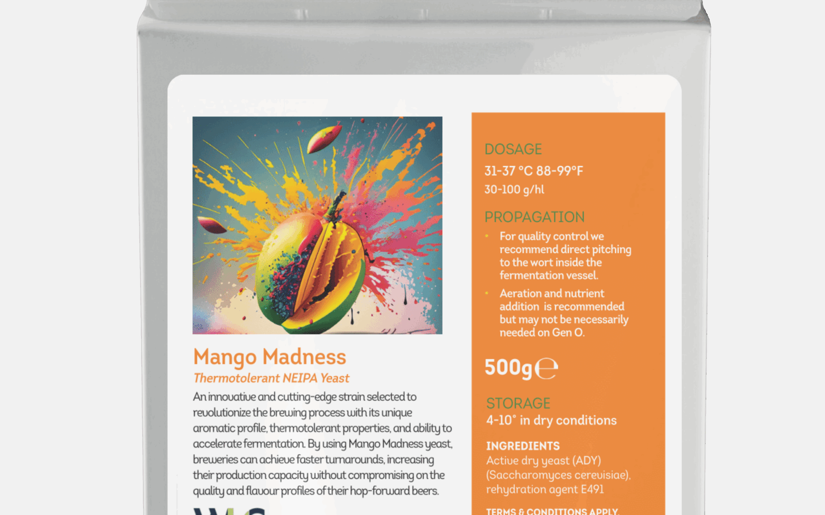 Mango Madness - 500 G | Yeast Canada Innovations